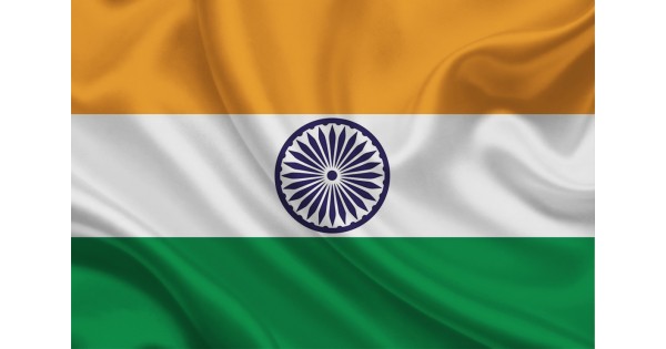 Bandeira oficial da República da Índia - Ecco Bandeiras