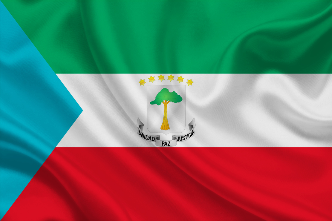 Bandeira da Guiné Equatorial - Ecco Bandeiras