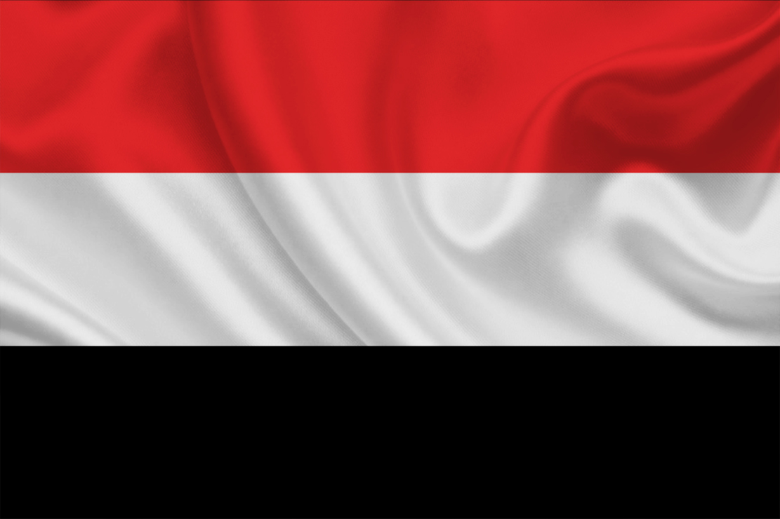 Bandeira oficial do Iémen - Ecco Bandeiras