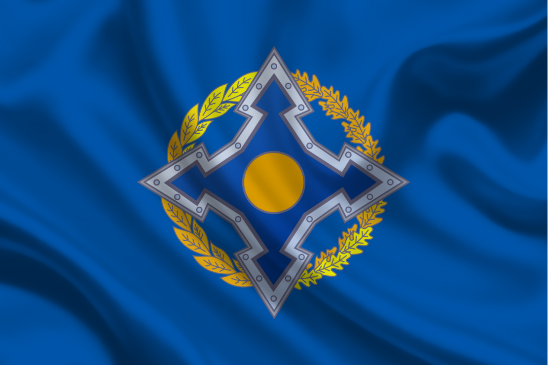 Bandeira oficial da Organização do Tratado de Segurança Coletiva - Ecco ...