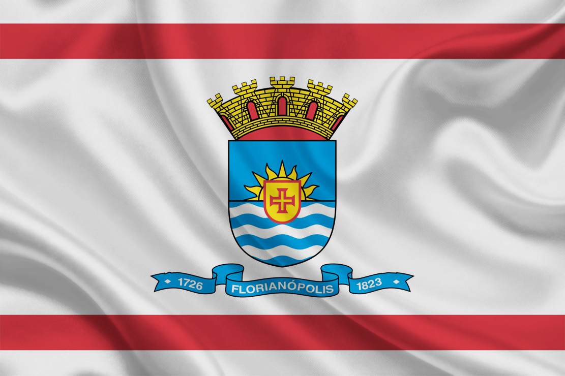 Bandeira oficial de Florianópolis - Ecco Bandeiras