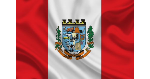 Bandeira oficial do município de Rolante - Ecco Bandeiras