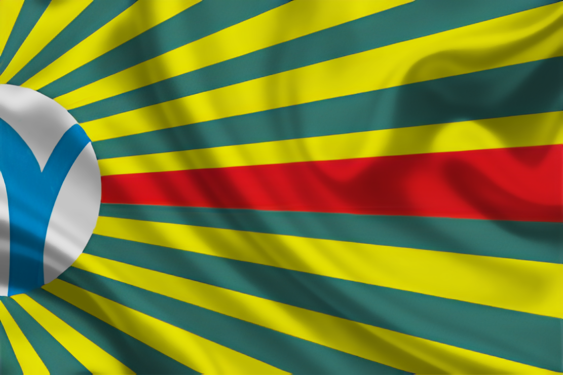 Bandeira da cidade de Barra do Garças - MT - Ecco Bandeiras