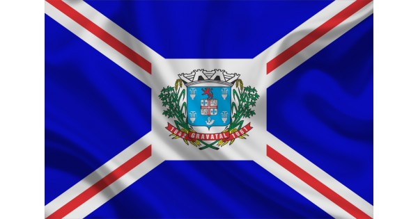 Bandeira da cidade de Gravatal - SC - Ecco Bandeiras