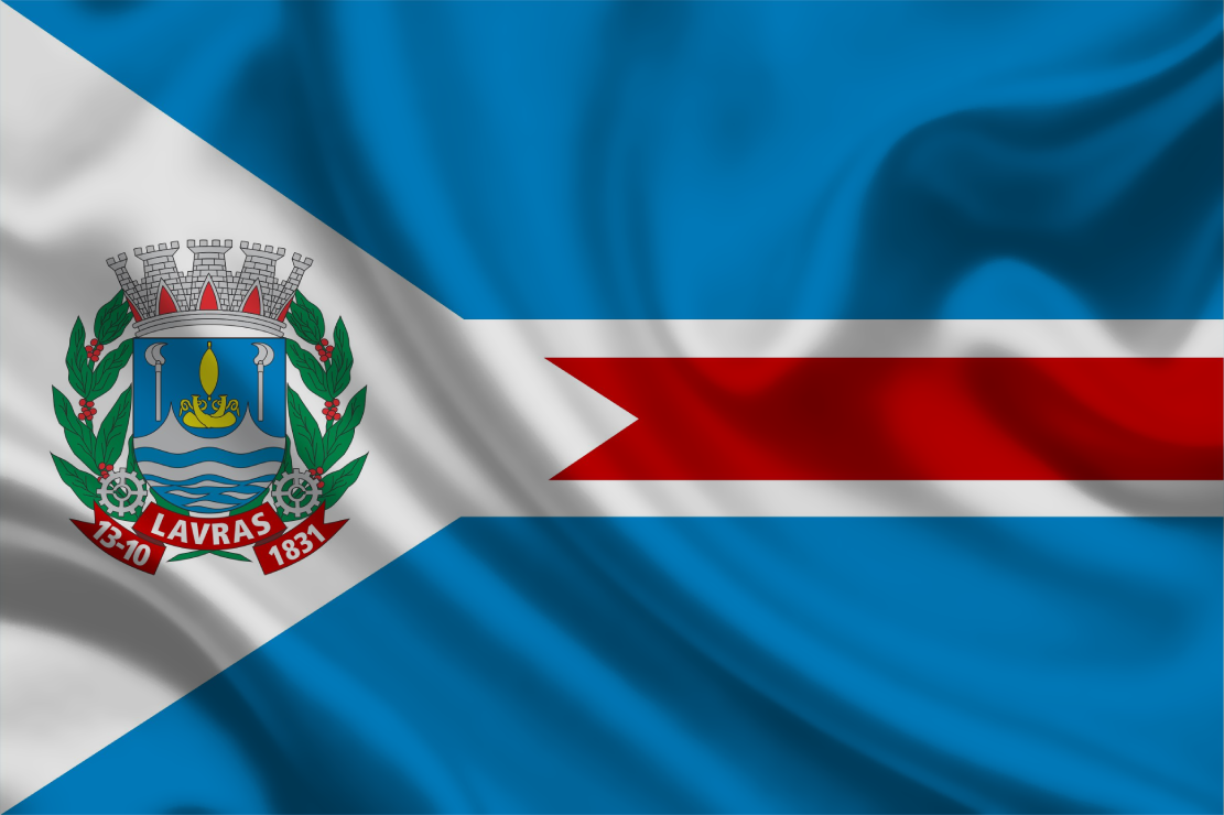 Bandeira da cidade de Lavras - MG - Ecco Bandeiras